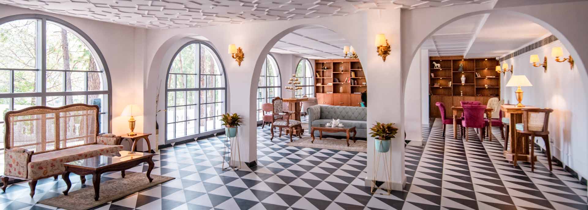 Hotels & Resorts in Kasauli, Mall Road - WelcomHeritage Santa Roza, Solan